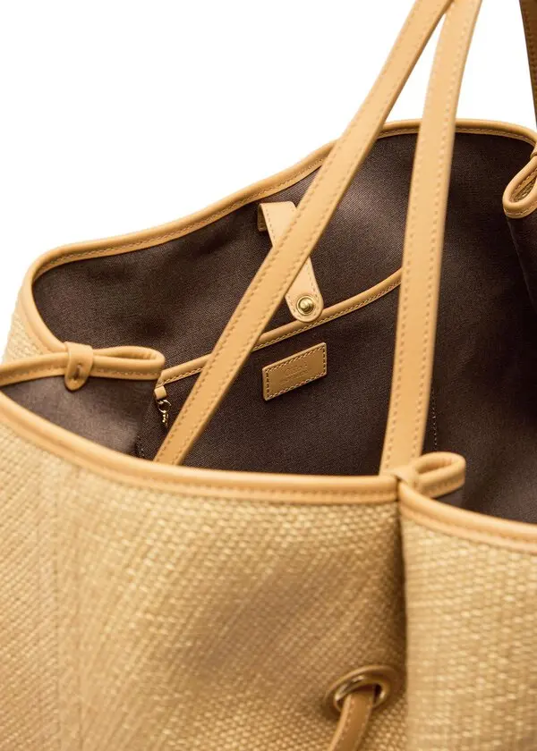 Chloé Medium Raffia Tote