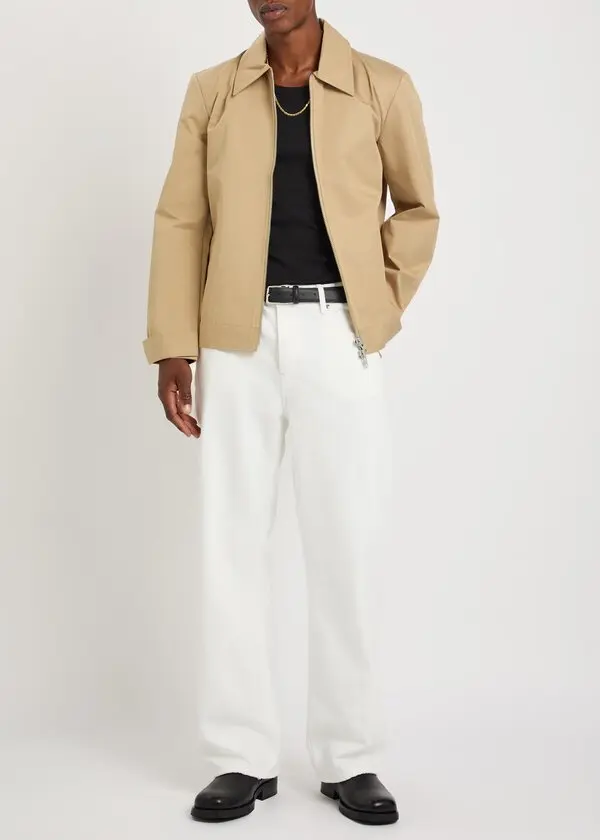 WON HUNDRED Peter Twill Zip-up Jacket