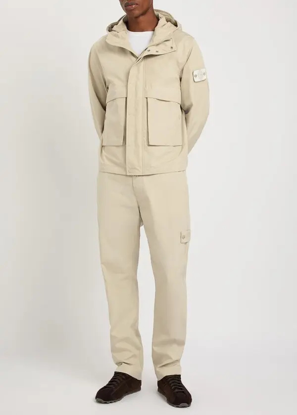 Stone Island Ghost Logo Cotton Trousers