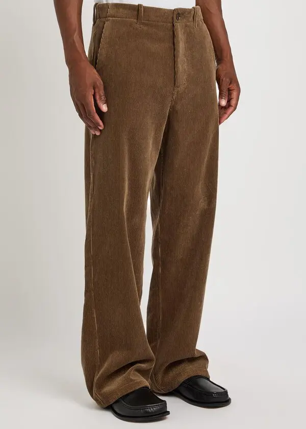 JIL SANDER Corduroy Wide-leg Trousers