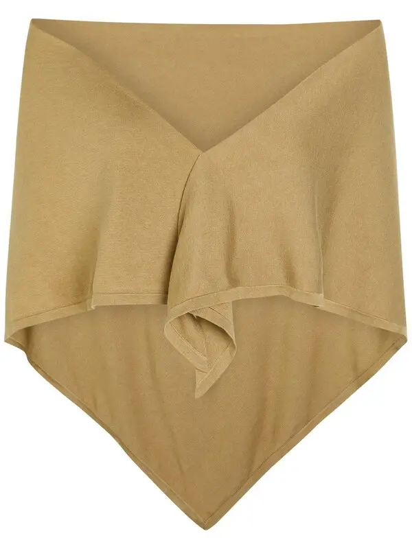 TOTEME Large Knitted Triangle Scarf - Sand