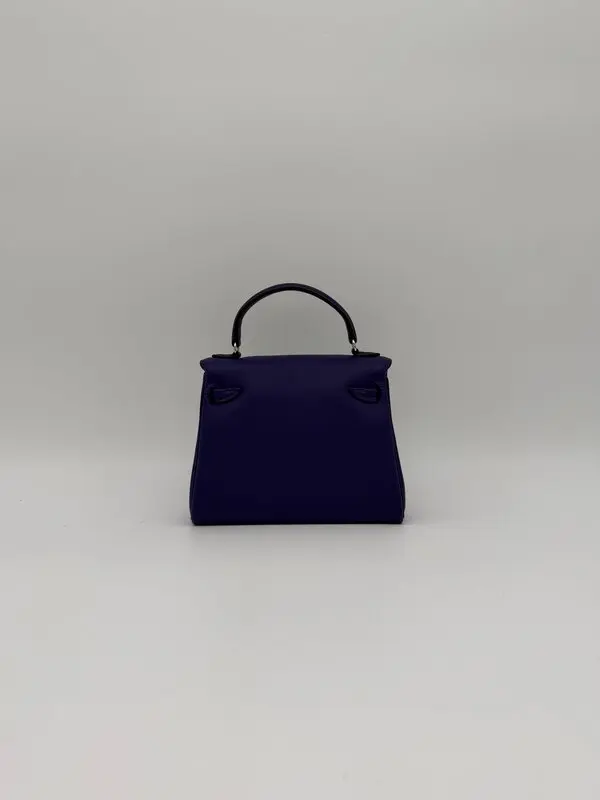 Hermès Kelly Doll Bag In Dune Swift Leather With Palladium Hardware