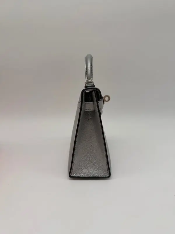 Hermès Kelly Mini Bag With Palladium Hardware - Silver