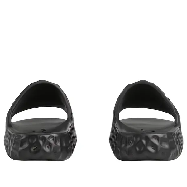 Gucci Water Ripples Slides With Interlocking G Detail - Black