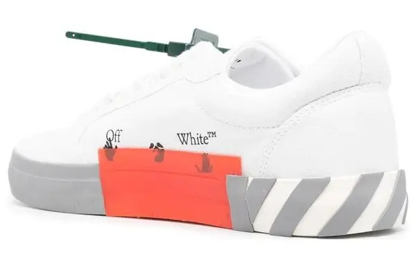 Off-White Vulc Low Canvas Sneaker 'white Grey Orange