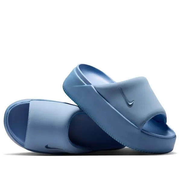 Nike Calm Elevation Platform Slides - Work Blue