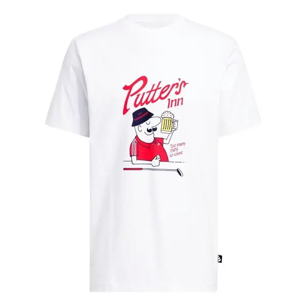 Adidas Elevated Chip Graphic T-shirt Asia Sizing - White
