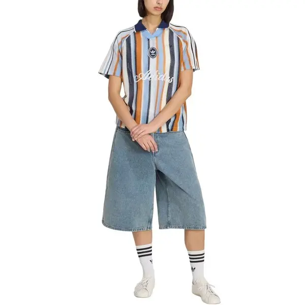 Adidas Summer Glow Knitted Oversized Jersey Asia Sizing Asia Sizing