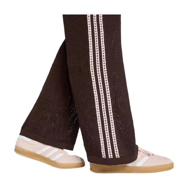 Adidas Originals Knitted Crochet Firebird Track Pants - Aurora Coffee