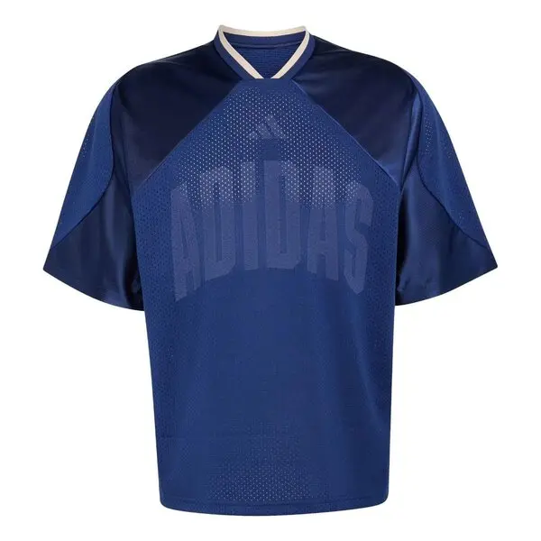 Adidas Stadium Graphic Mesh T-shirt Asia Sizing - Dark Blue