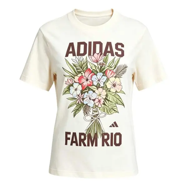 Adidas X Farm Rio Graphic T-shirt Asia Sizing - White