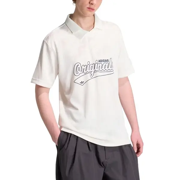 Adidas Originals Jacquard Jersey Polo Shirt