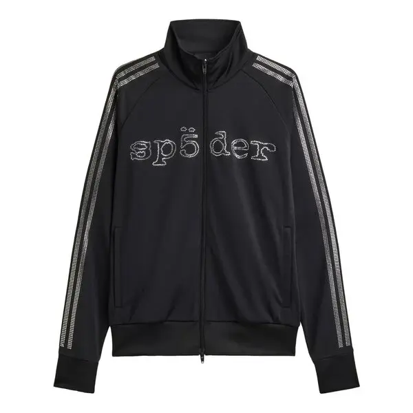 Adidas Sp5der Rhinestone Track Jacket - Black