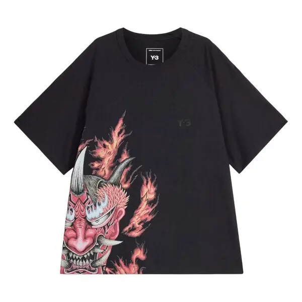 Adidas X Y-3 Graphic T-shirt Asia Sizing - Black