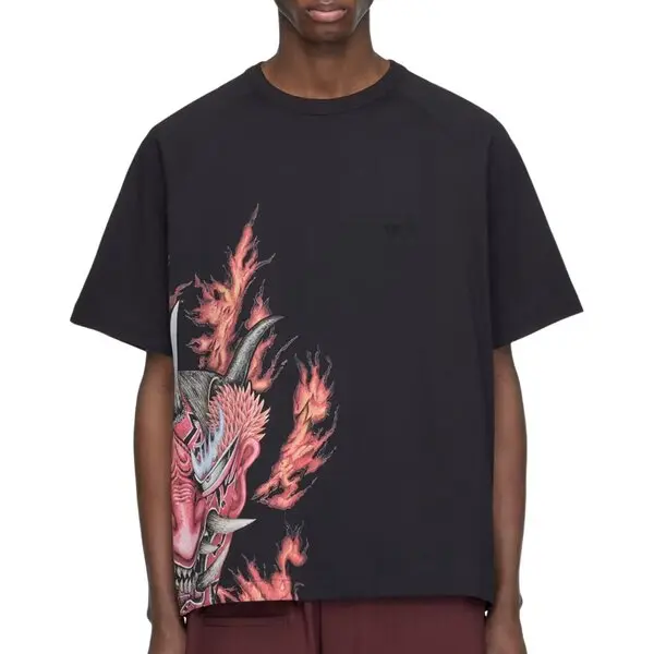 Adidas X Y-3 Graphic T-shirt Asia Sizing - Black