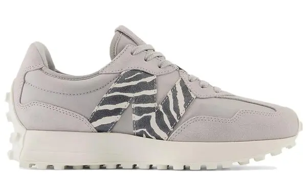 NEW BALANCE 327 Zebra Print Sneakers - Grey/zebra Black