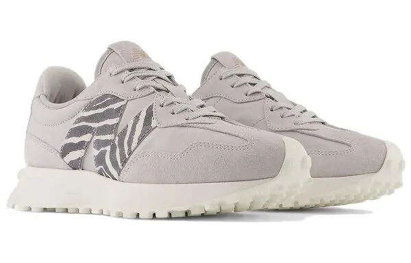 NEW BALANCE 327 Zebra Print Sneakers - Grey/zebra Black