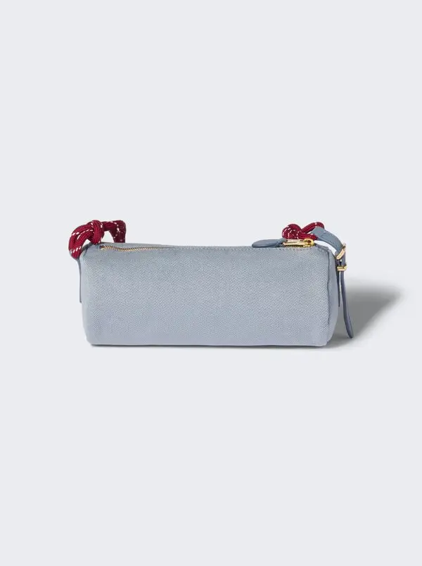 Miu Miu Gabardine Pouch Bag - Blue