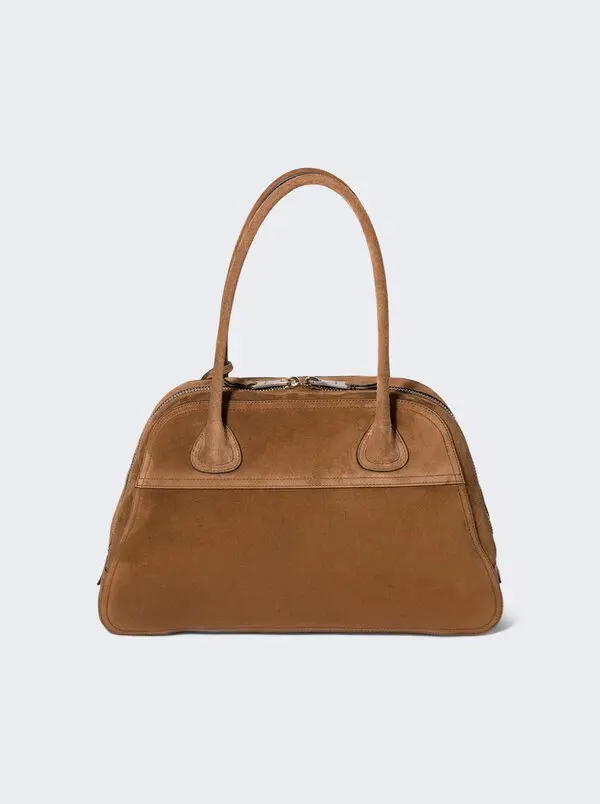 Miu Miu Vivant Medium Suede Bag - Brown