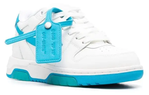Off-White Out Of Office" Low-top Sneakers - Blue/white
