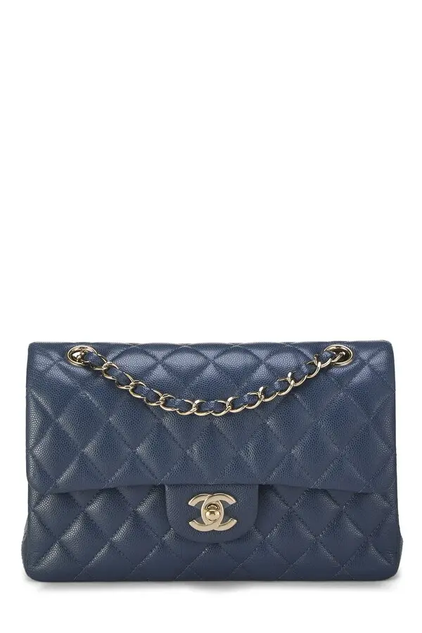 Chanel Quilted Caviar Classic Double Flap Small