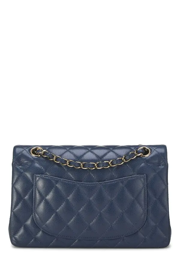 Chanel Quilted Caviar Classic Double Flap Small