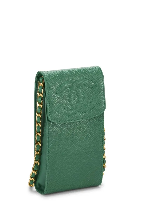 Chanel Caviar Phone Holder