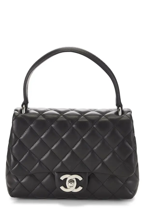 Chanel Quilted Lambskin Kelly - Black
