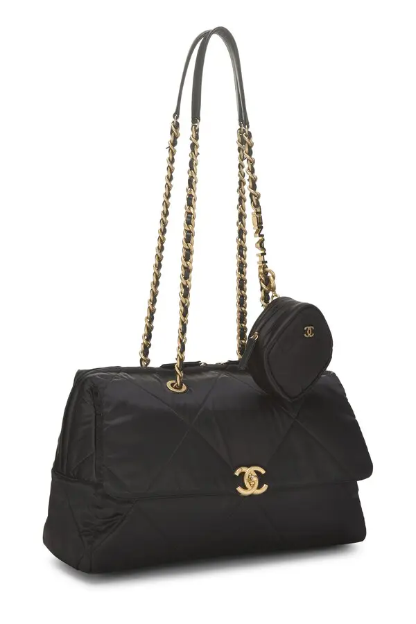 Chanel Satin Bowling Flap Bag