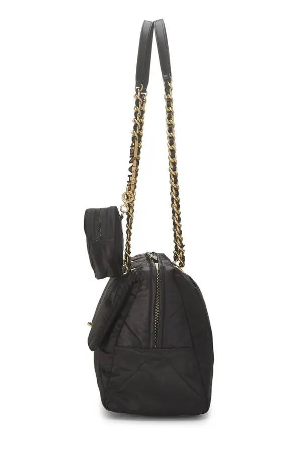 Chanel Satin Bowling Flap Bag