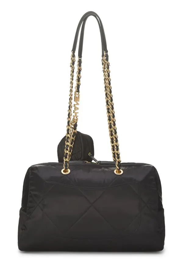 Chanel Satin Bowling Flap Bag