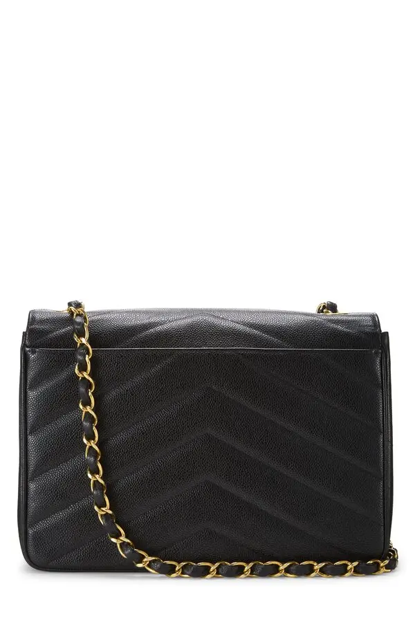 Chanel Caviar Chevron Flap