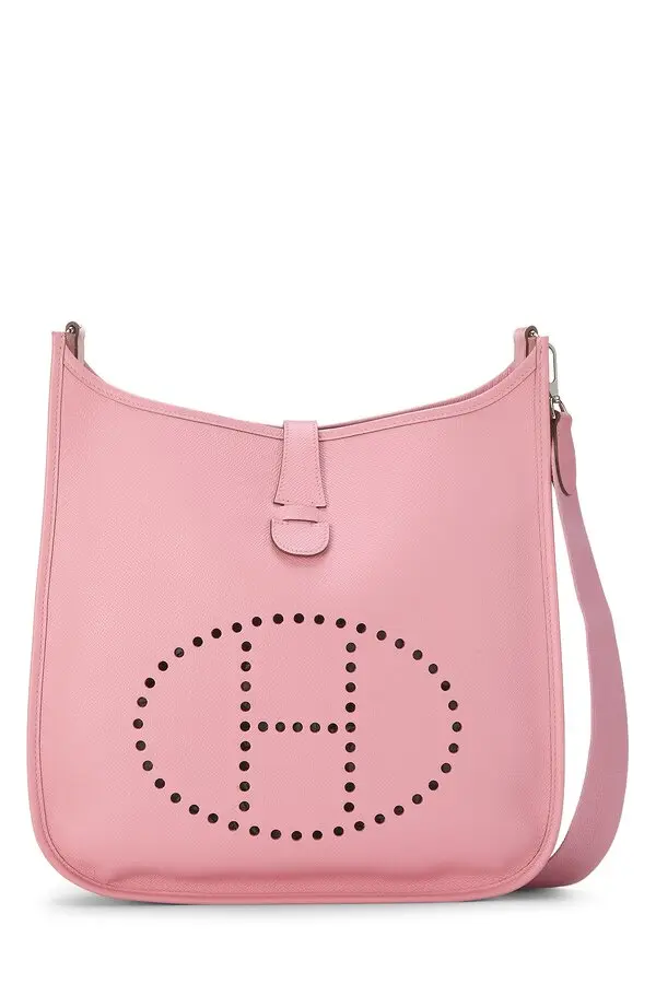 Hermès Epsom Evelyne Iii Shoulder Bag - Pink