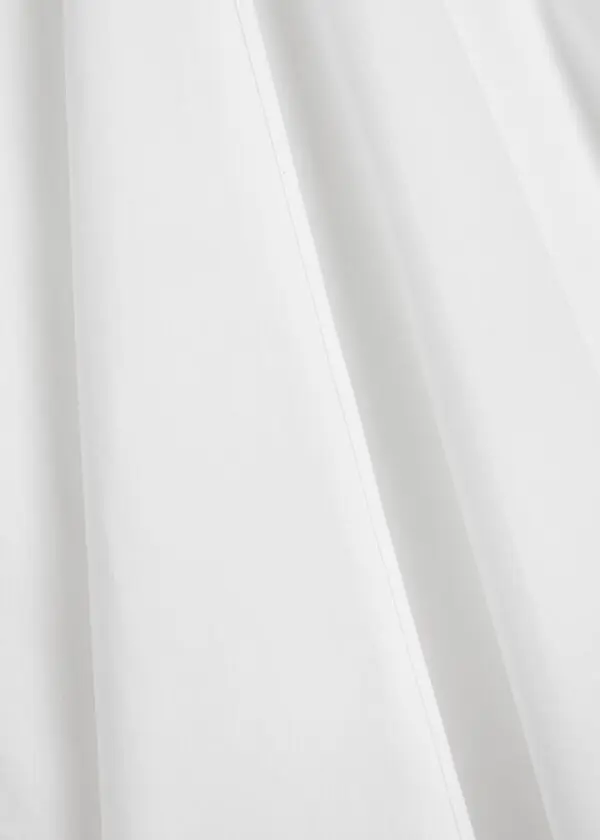 Another Tomorrow Panelled Cotton-poplin Maxi Skirt