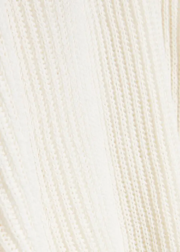 Another Tomorrow Open-knit Cotton And Linen-blend Jumper
