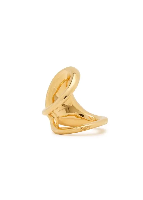 Chloé Sculpted Brass Ring