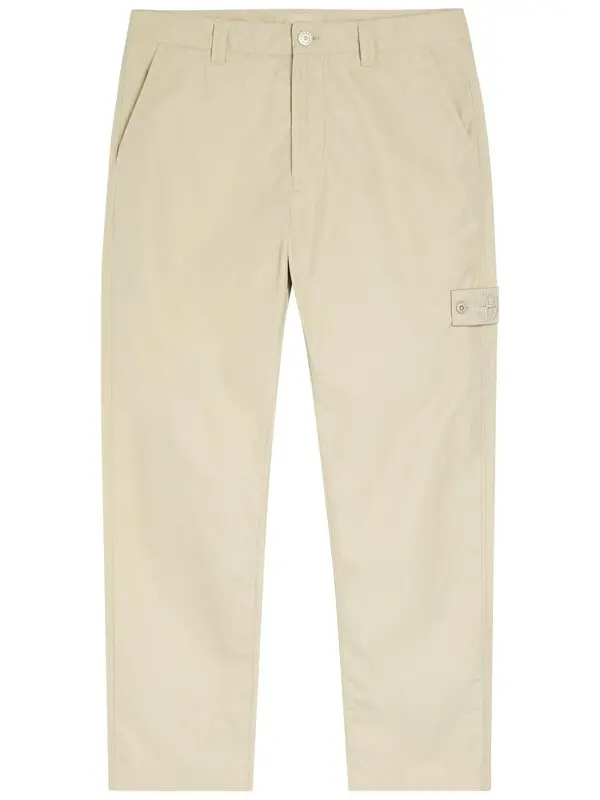 Stone Island Ghost Logo Cotton Trousers