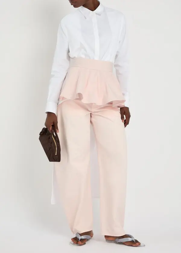 Alaïa Peplum Denim Belt