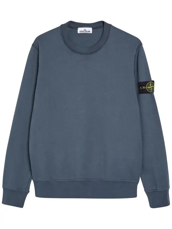Stone Island Logo Cotton Sweatshirt