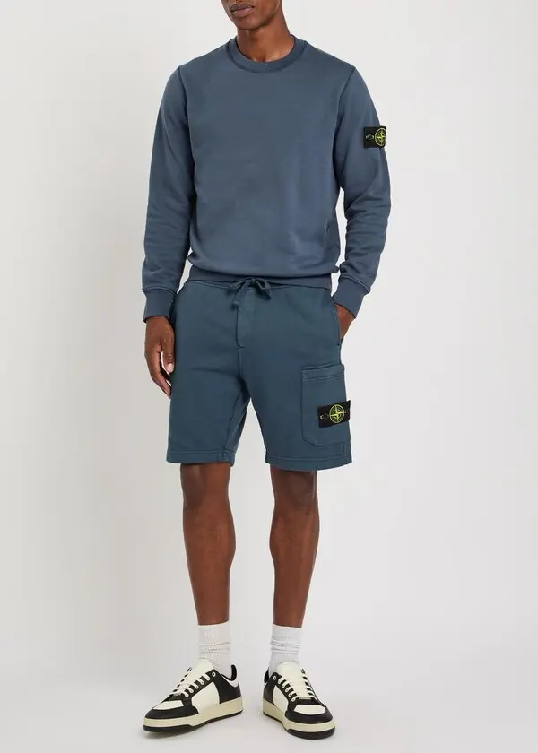 Stone Island Logo Cotton Sweatshirt