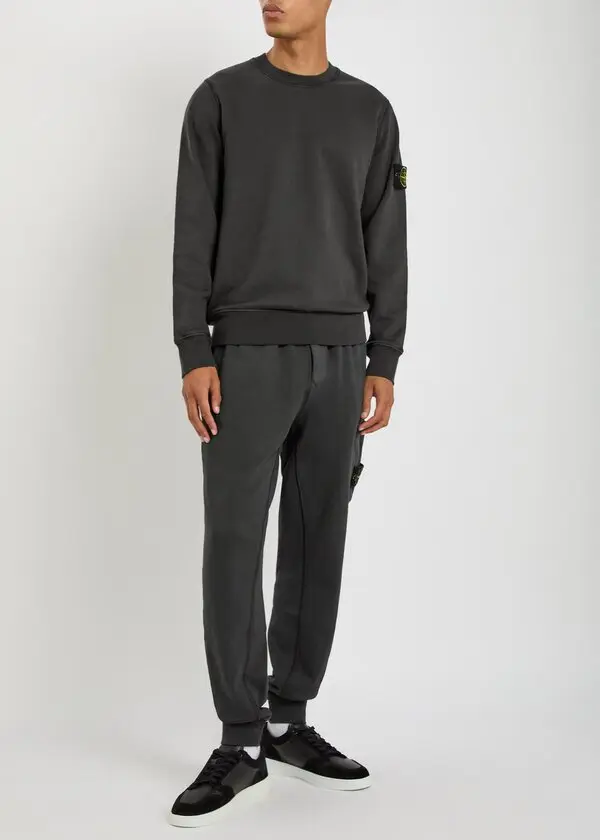 Stone Island Logo Cotton Sweatshirt