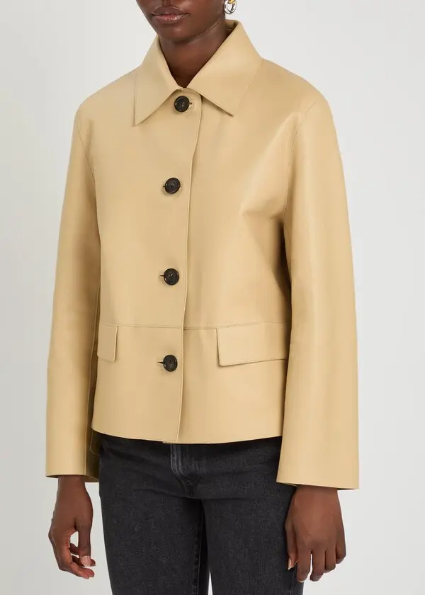 TOTEME Bonded Leather Jacket