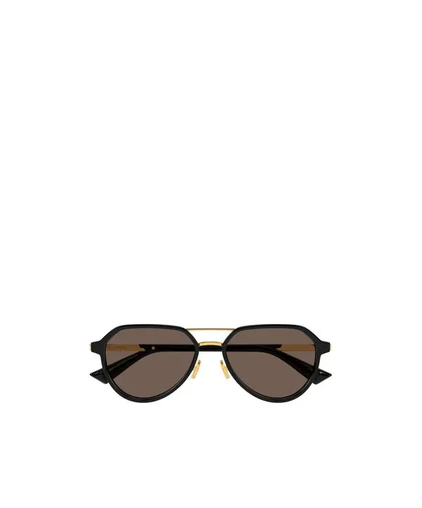 Bottega Veneta Geometric Frame Sunglasses - Black
