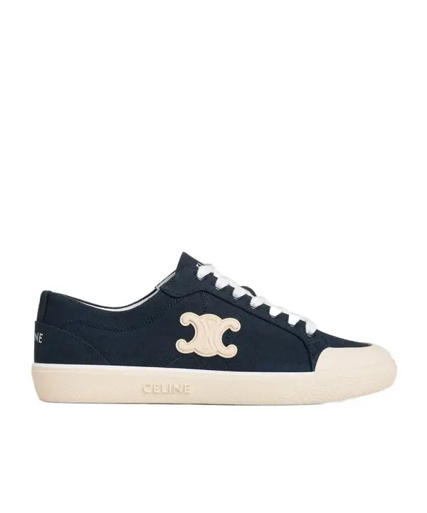 Celine Alan Sneaker With Triomphe In Canvas