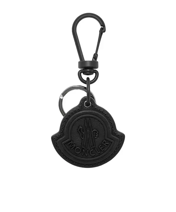 Moncler Logo-pendant Keychain - Black