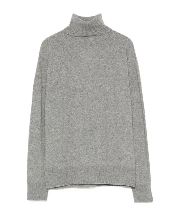 Emporio Armani Turtleneck Cashmere Sweater - Gray