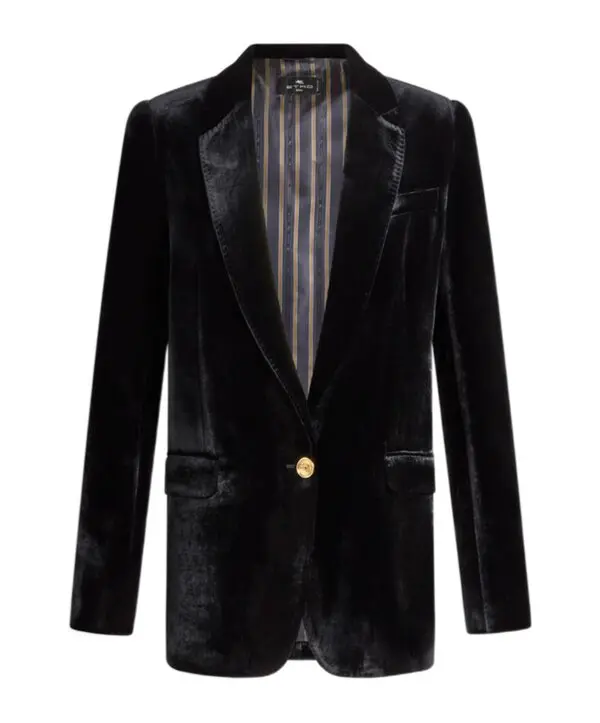 Etro Velvet Jacket - Black