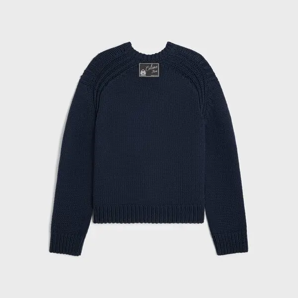 Celine Crewneck Sweater In Cotton