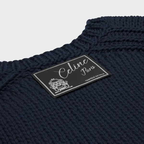 Celine Crewneck Sweater In Cotton