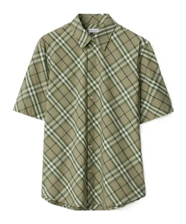 Burberry Short Sleeved Checked Shirt